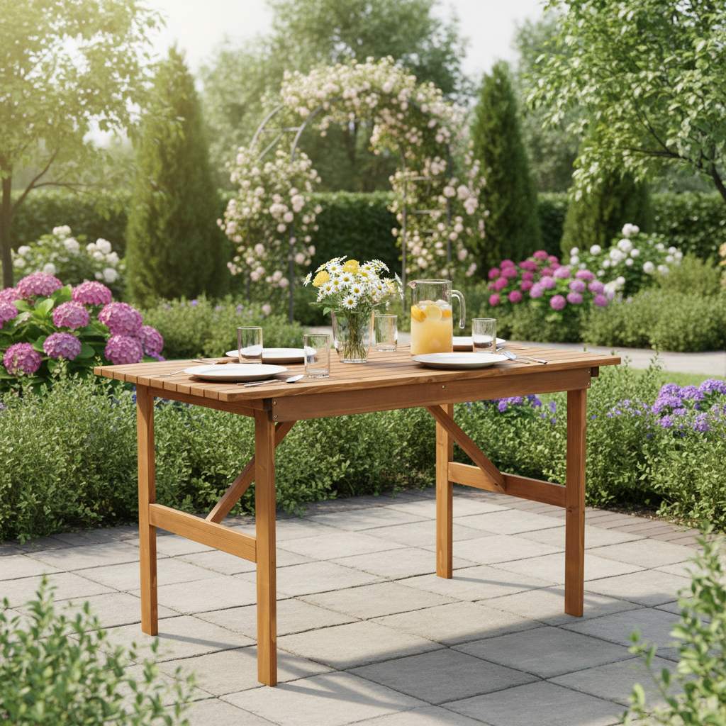 Masa de gradina Transilvan, Emy, 120x70 cm, Maro