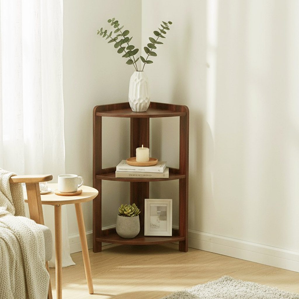 Raft Elisse Transilvan, 3 polite, Colt Exterior, 37x37x88 cm, Nuc