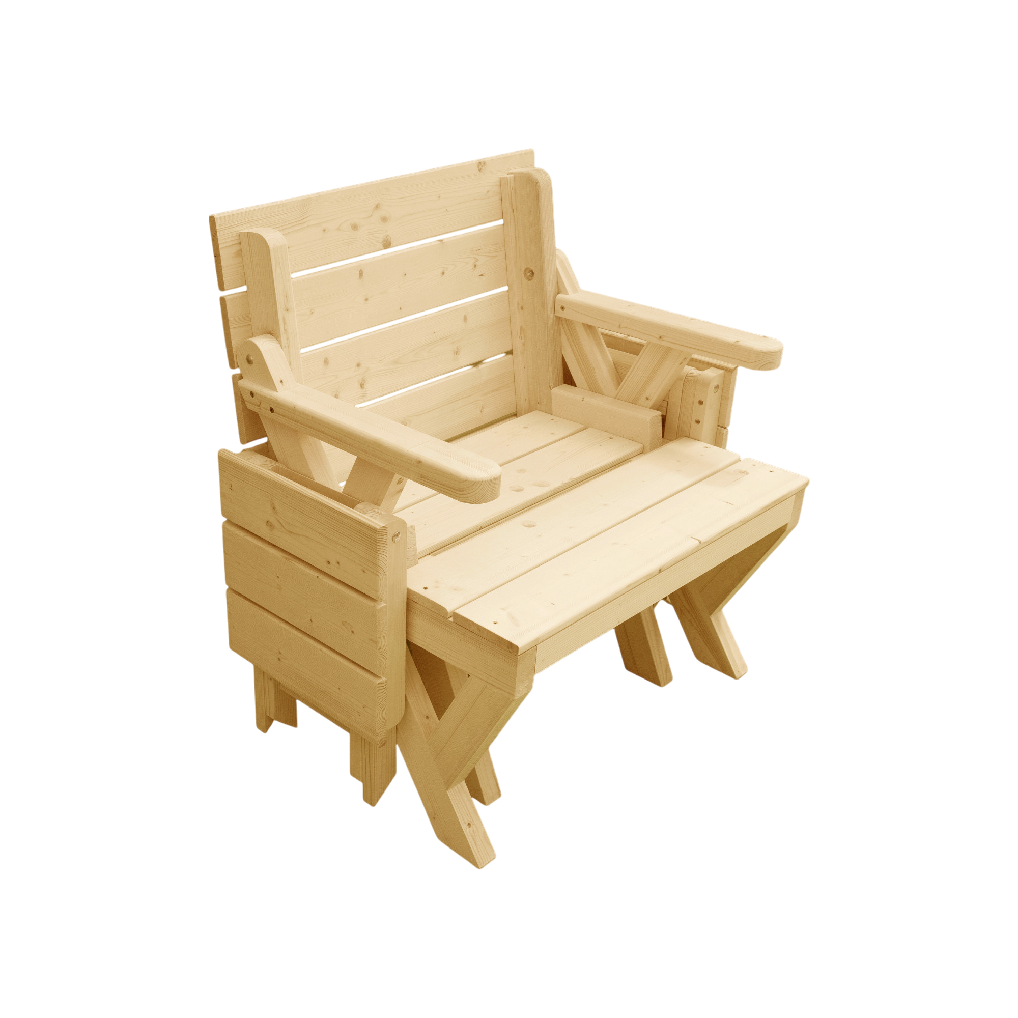 Set Banca Transformabila in Masa Picnic si 2 Scaune Pliante Montana, 2 ...