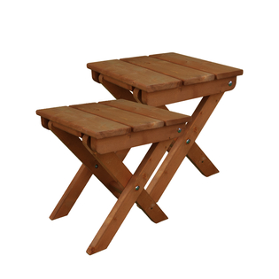 Set 2 Scaune Pliante Montana, Transilvan, Lemn Masiv, 36x36x42 cm ...